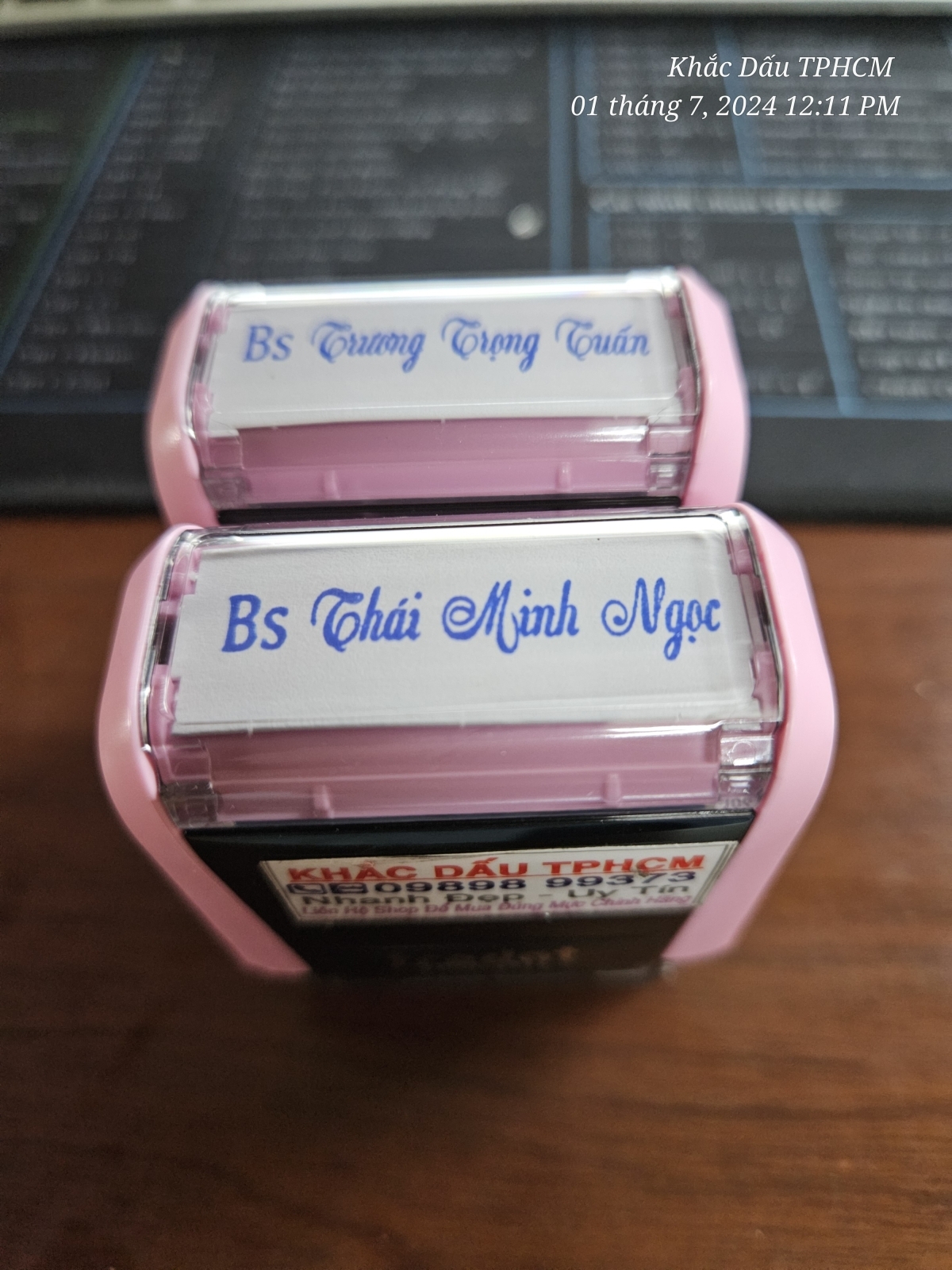 khắc dấu TPHCM, Dấu tên