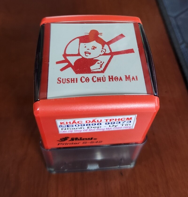 Tư vấn bạn đơn vị khắc con mộc in hộp cơm lấy ngay trong ngày